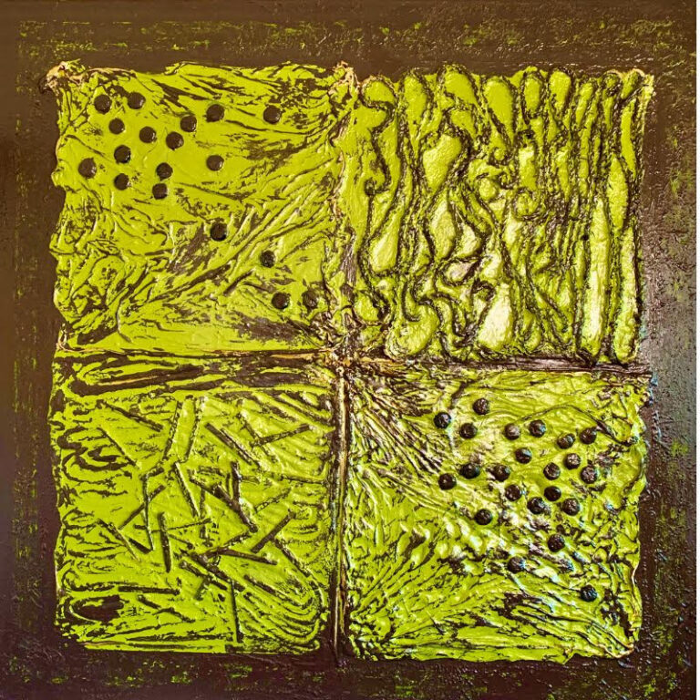 Marni Spencer-Devlin Creates Joyful, Abstract Sculptural Paintings