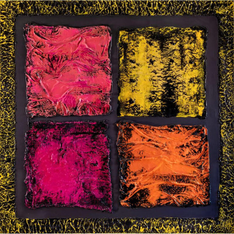 Marni Spencer-Devlin Creates Joyful, Abstract Sculptural Paintings